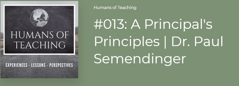 The Humans of Teaching Podcast! – Dr. Sem's Blog